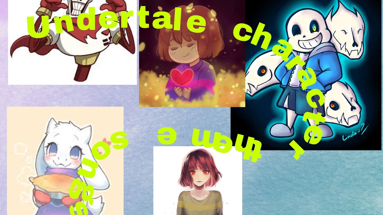 Undertale character theme songs!! - YouTube