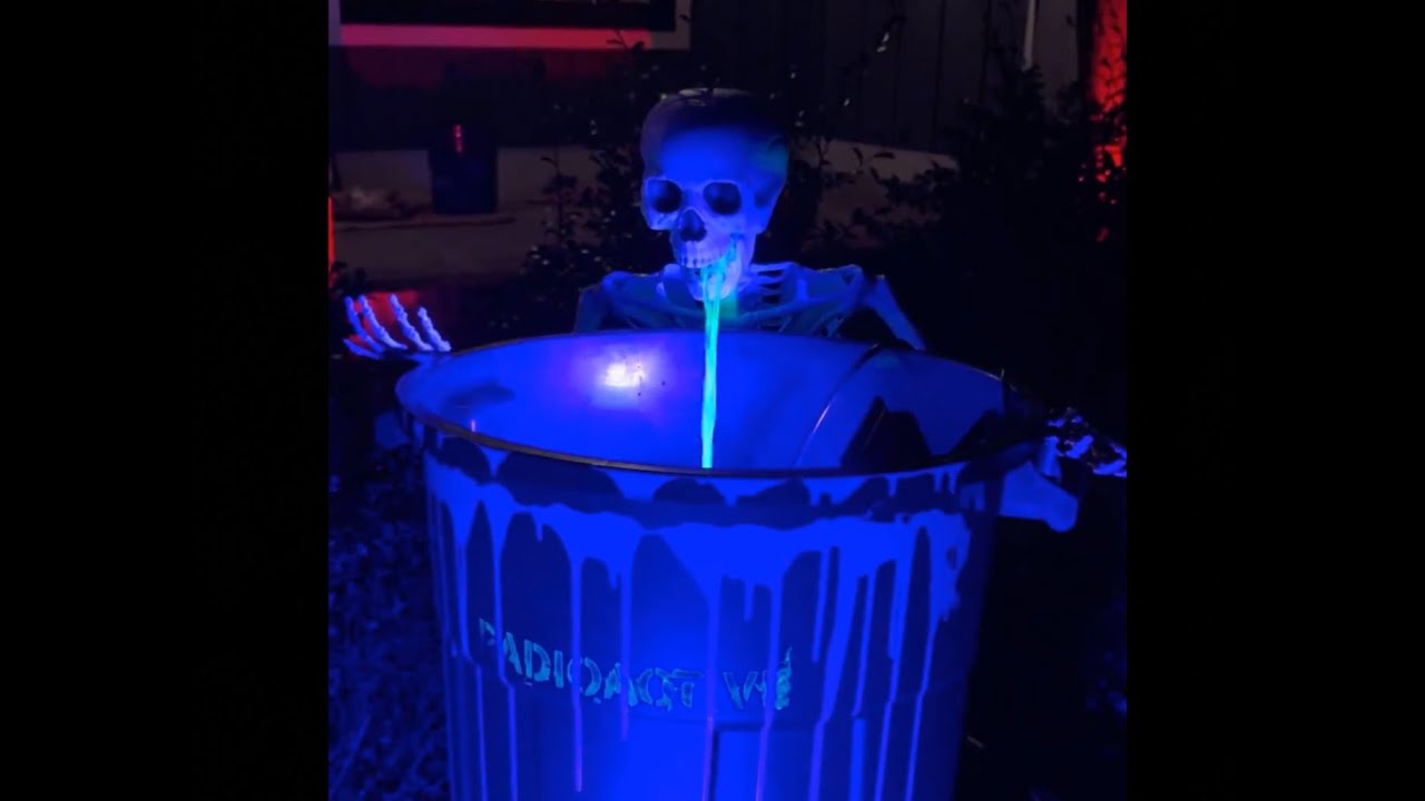 Step by Step: How To Make a Puking Skeleton for Halloween - YouTube