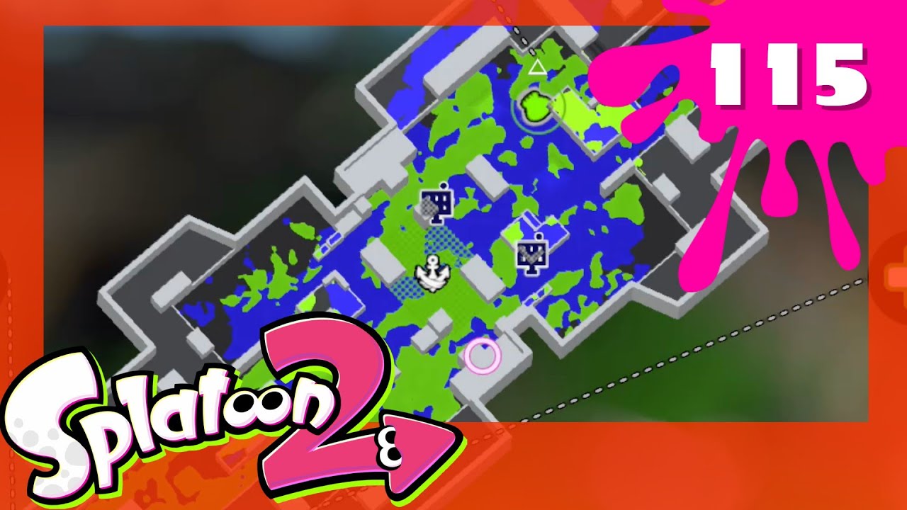 Splatoon 2 - Splat Zones - ENEMY SPAWN IS THE SPLAT ZONE - YouTube