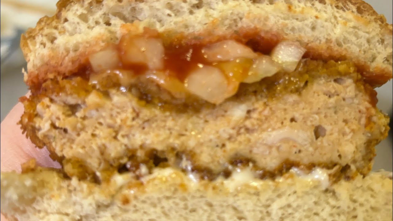 Southern style chicken burger - YouTube