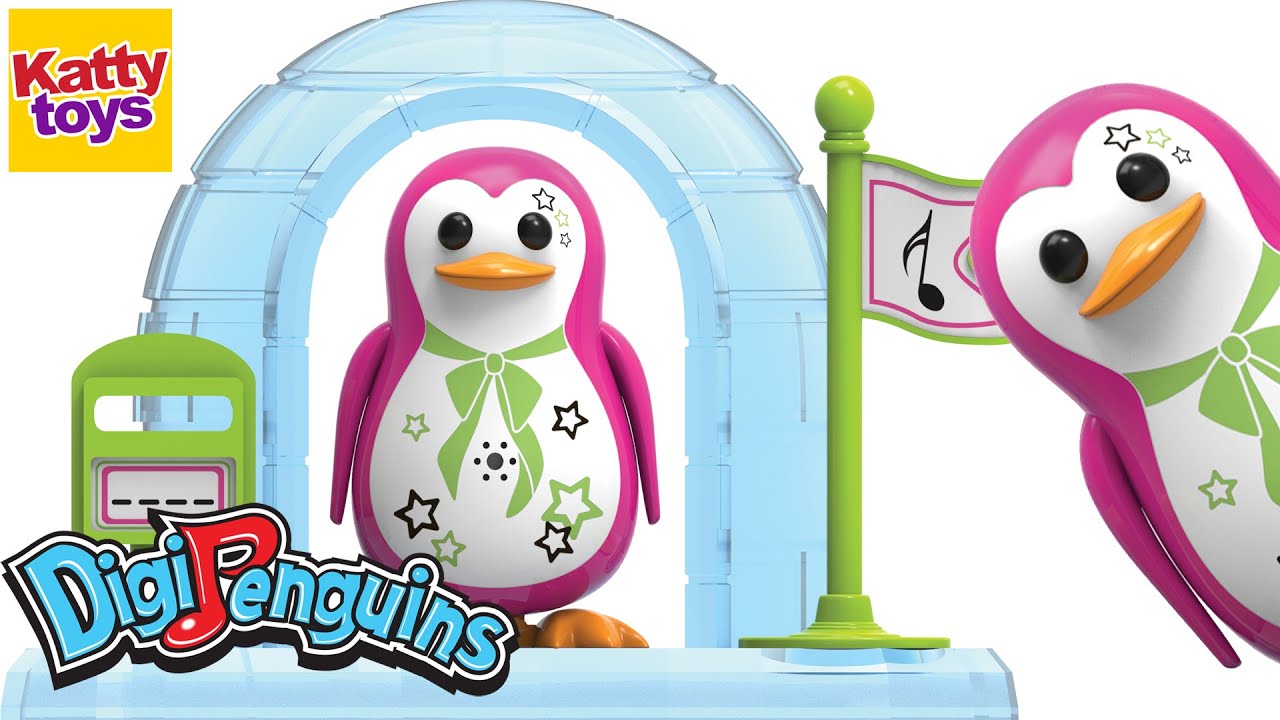 Пингвин в домике, поющий пингвин (Digi Penguins) 88343 - YouTube