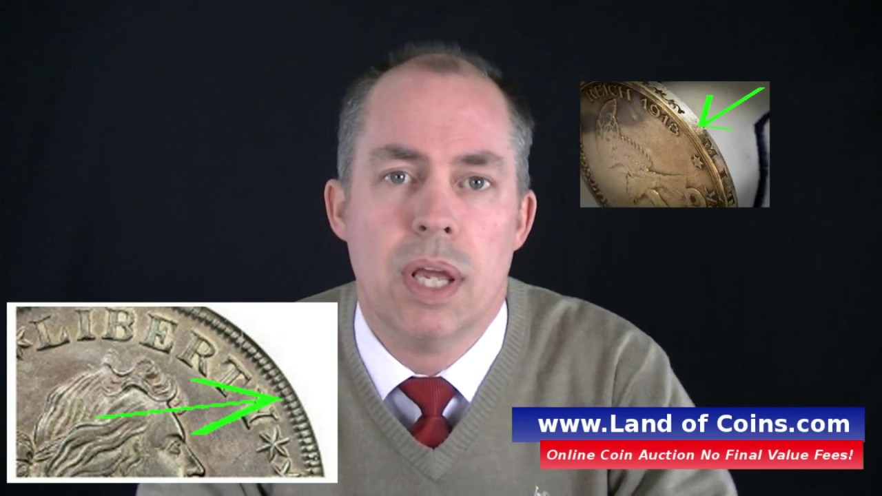 Rare Coin Difference between Rim and Edge. Coin Grading Details. - YouTube