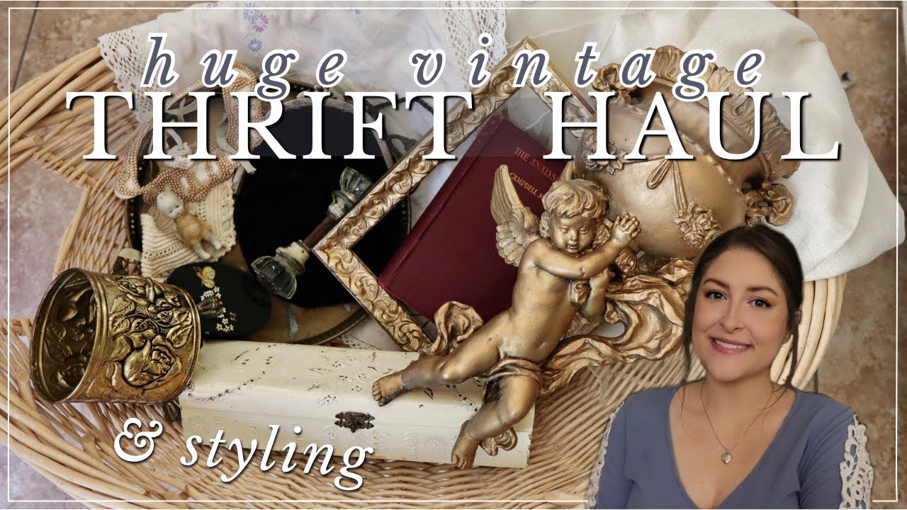 CANT STOP THRIFTING AT GOODWILL! THRIFT HAUL & STYLED FINDS! | Goodwill ...