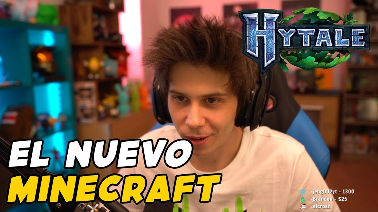 EL RUBIUS REACCIONA A HYTALE *EL NUEVO MINECRAFT* MEJORES MOMENTOS DE ...