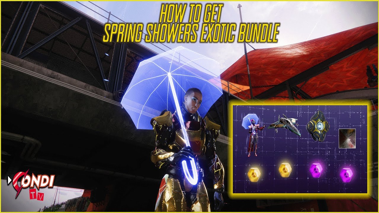 How To Get Destiny 2 Spring Showers Exotic Bundle - YouTube