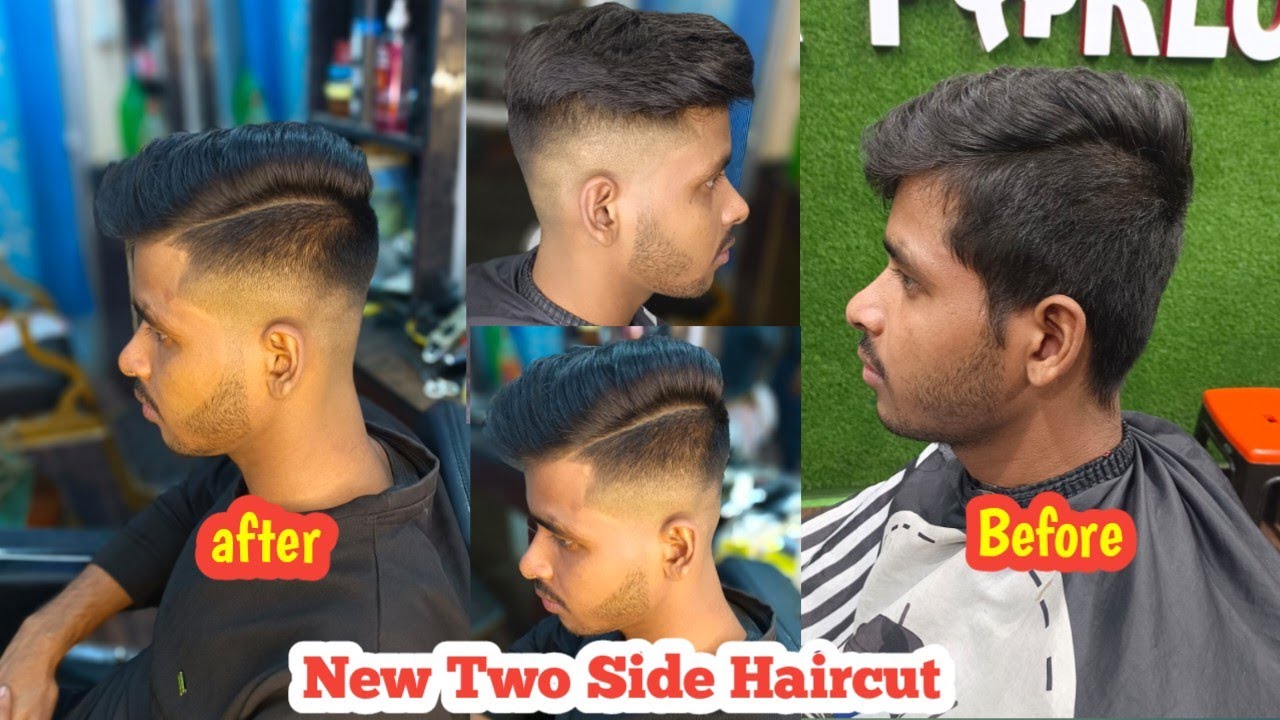 New hair cut//best two side hair cut//new skin fade hair cut 2024//Rox ...
