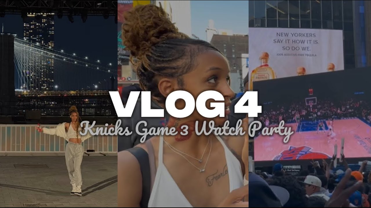 VLOG 4: KNICKS Watch Party ‼️ - YouTube