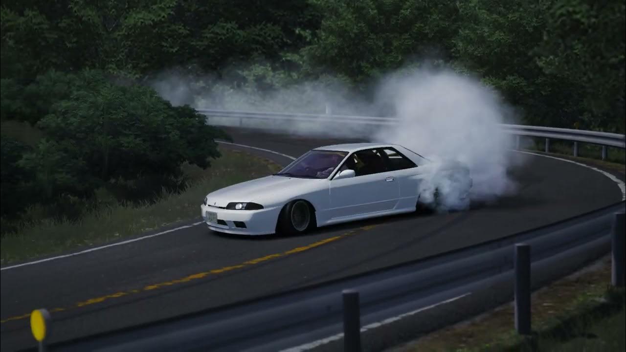 Assetto Corsa Akina Touge nissan HCR32 - YouTube