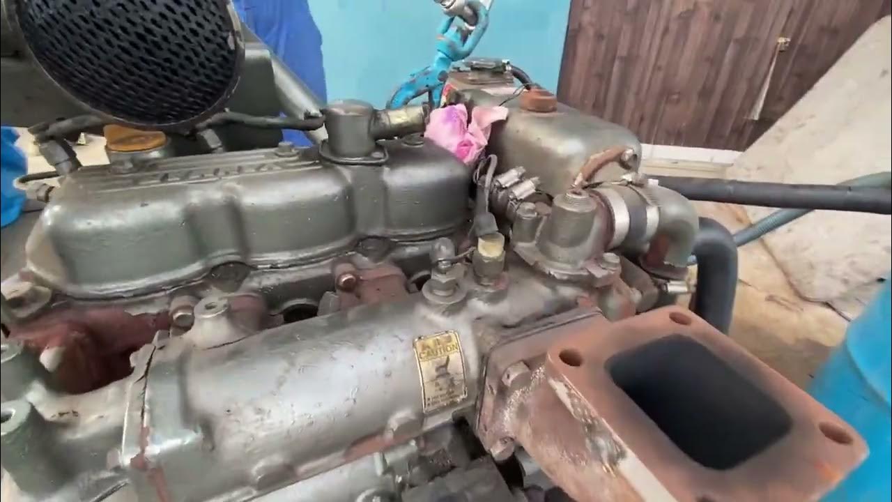 ヤンマー船内機 3S10 63馬力 マリンエンジン AMANOKENKI(株) - YouTube