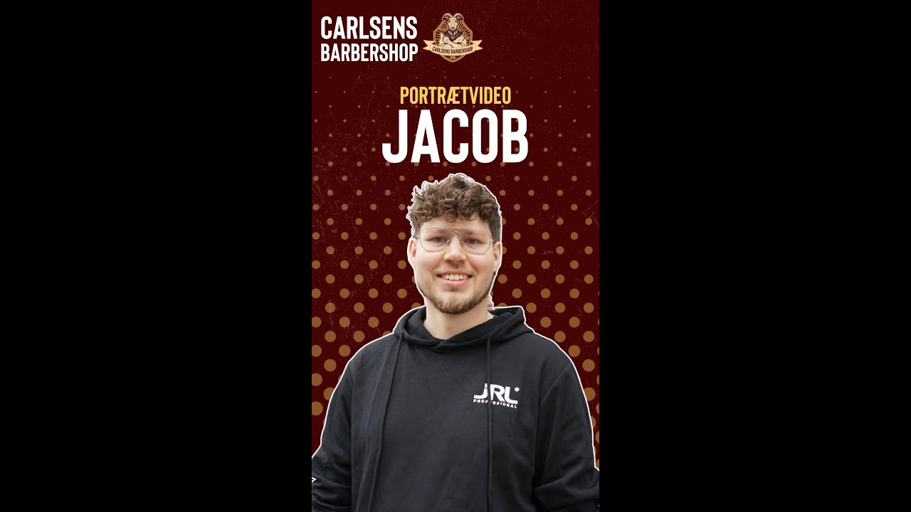 Jacob portræt | Carlsens Barbershop - YouTube
