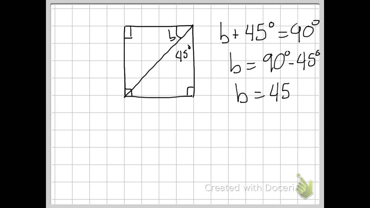 Squares & Rectangles Angles - YouTube