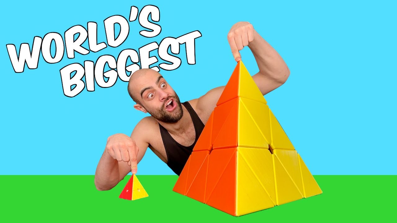 The World's BIGGEST Pyraminx - YouTube