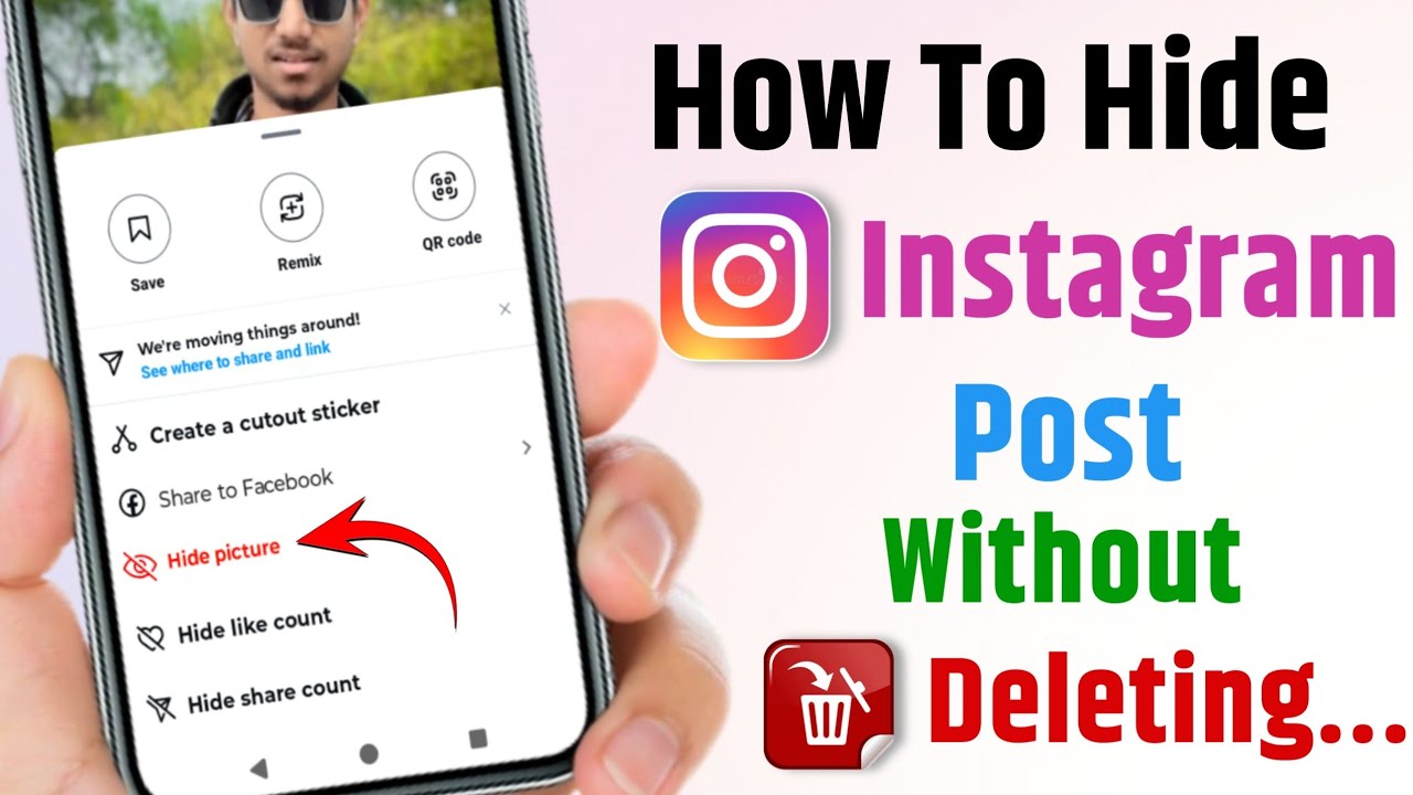 how to instagram post without deleting | instagram hide post without ...