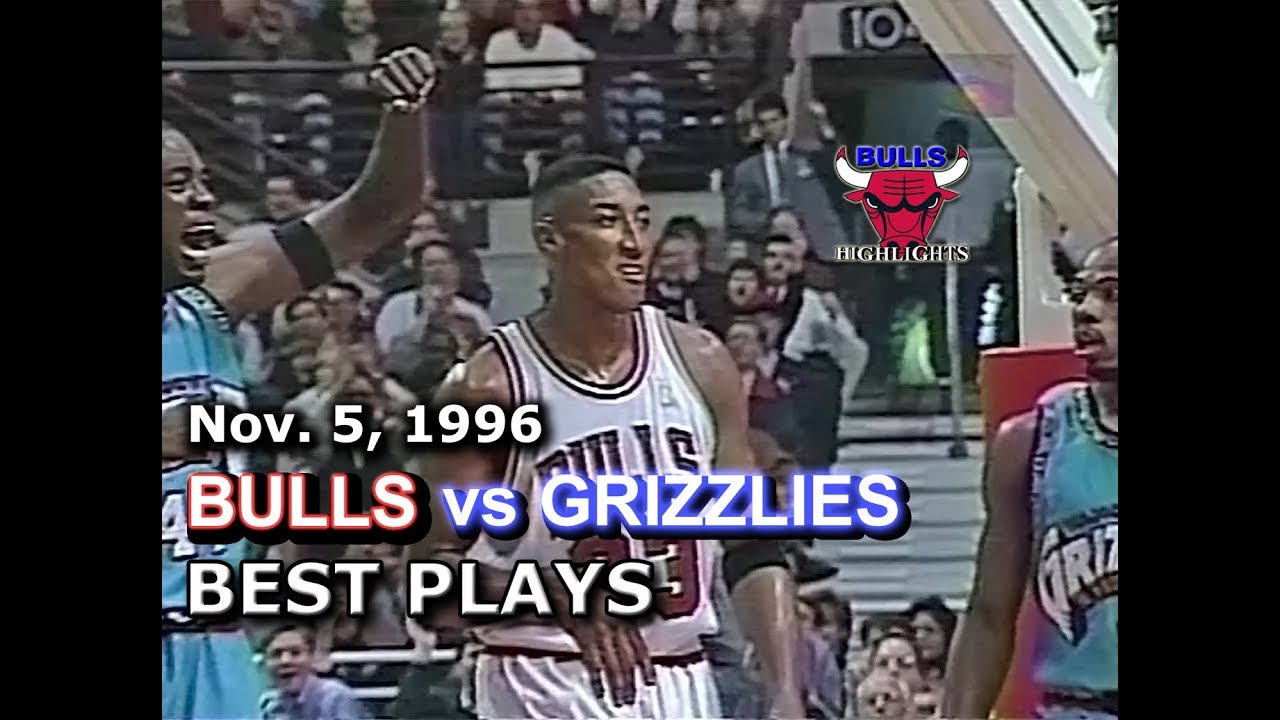 November 5, 1996 Bulls vs Grizzlies highlights - YouTube