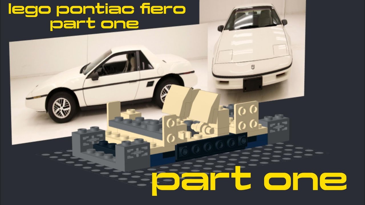 lego pontiac fiero custom build part one - YouTube