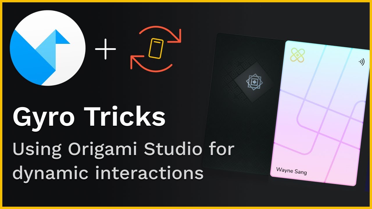 Origami Studio 02 - Gyroscope Effects and Tricks - YouTube