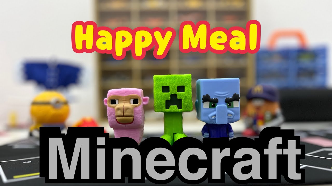 Unboxing Mainan Happy Meal Terbaru McDonalds Minecraft Edition - YouTube