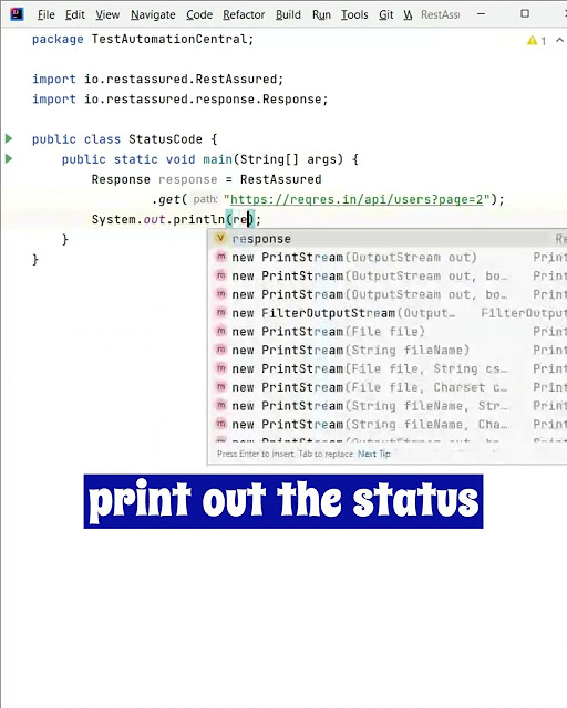 How To Validate The Status Code Of Response Using Restassured In Java Sdet Interview Qna 