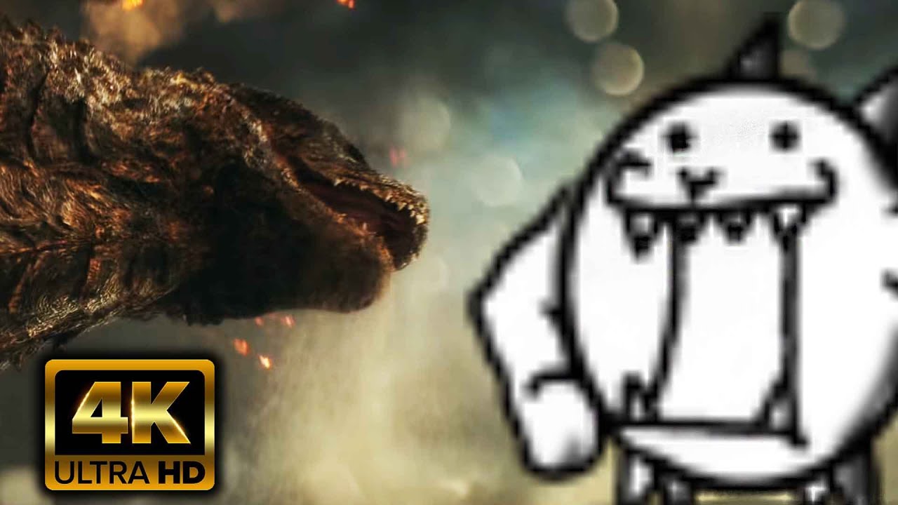 GODZILLA VS THE BATTLE CATS (UNCUT FULL FIGHT 2021) - YouTube