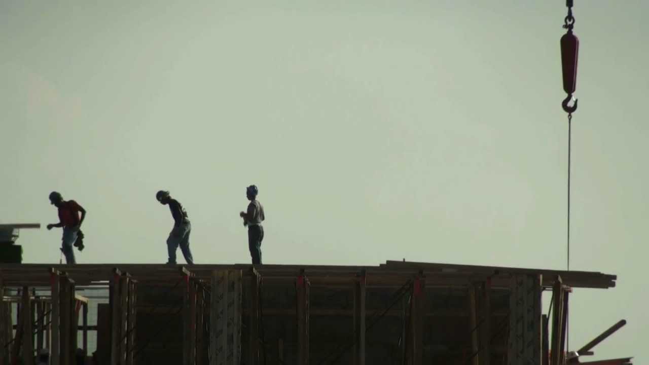 New York skyscraper construction workers - YouTube