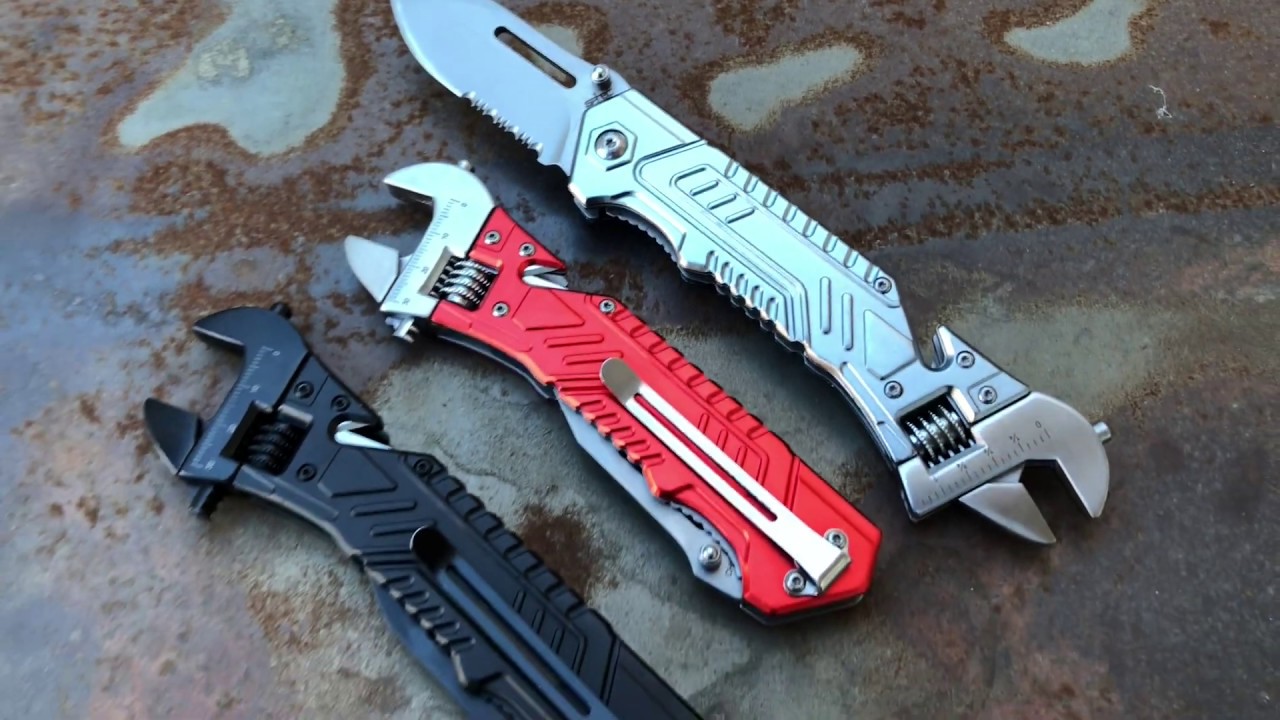 Wrench Multi Tool Pocket Knife - YouTube