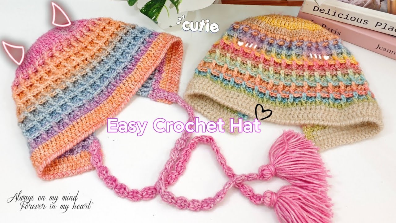 Crochet Hat Tutorial| Cozy Craft|Beginner Friendly - YouTube
