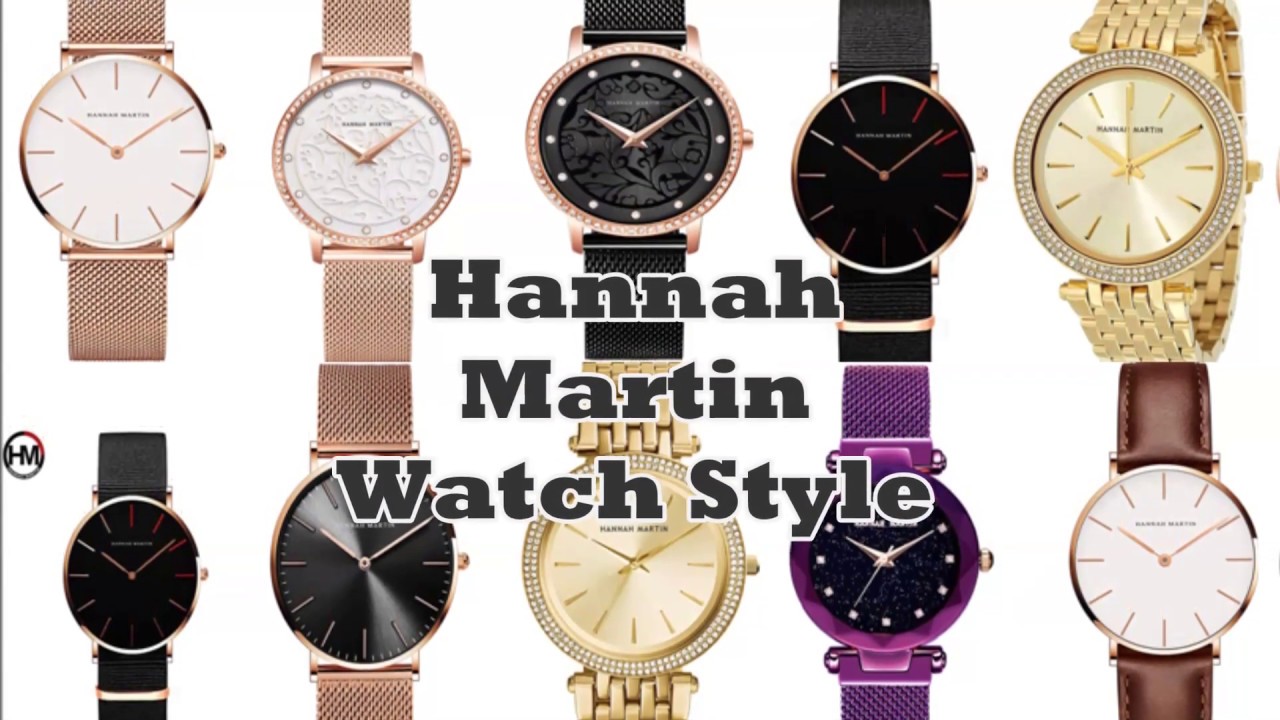 Best Hannah Martin WOMEN'S WATCH - YouTube
