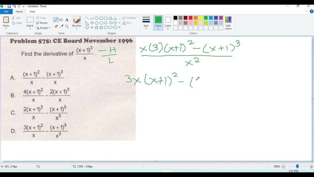 #20 FIRST DERIVATIVE TAGALOG - YouTube
