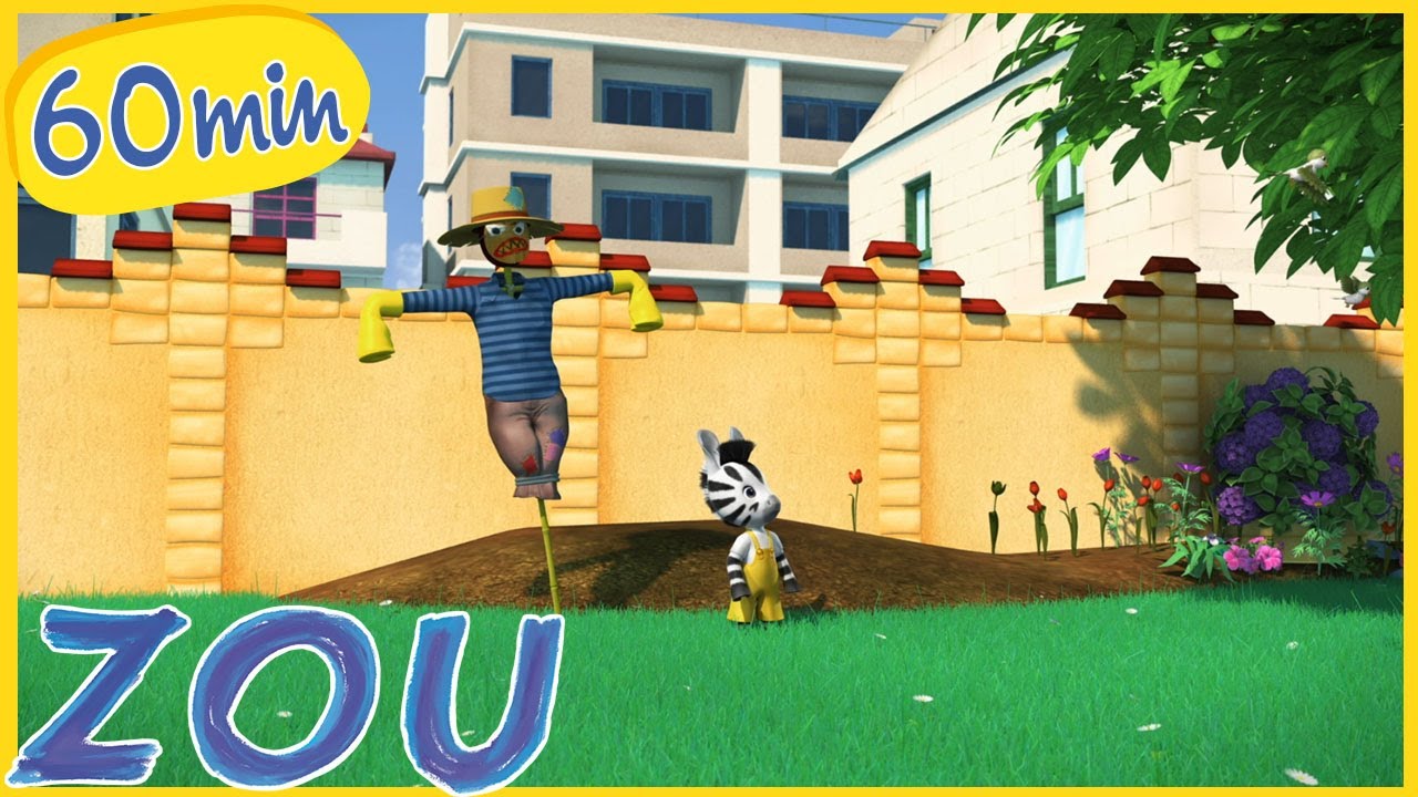 El espantapájaros de Zou 🎃 Zou celebra Halloween 🦓 Dibujos Animados en ...
