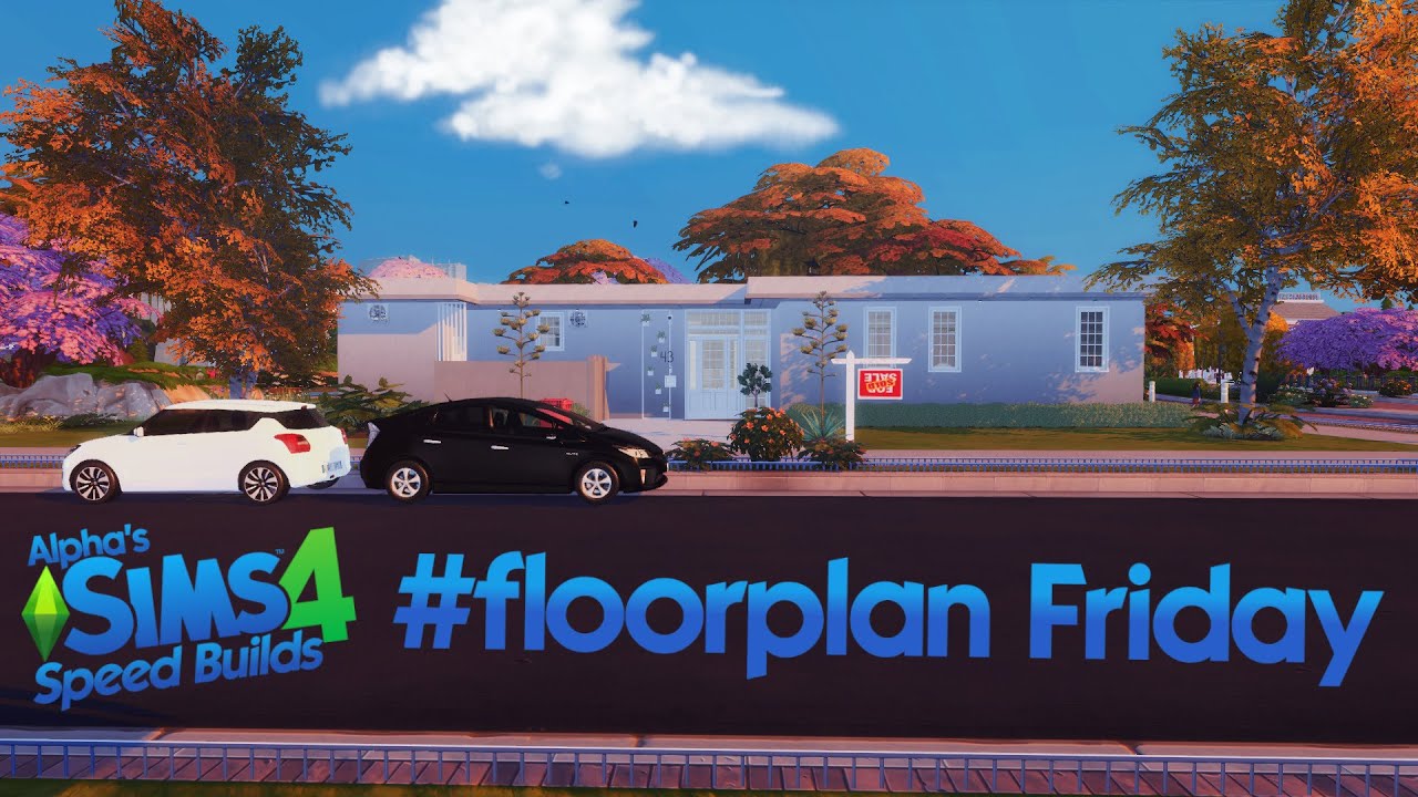 Sims 4 Speed Build - Alpha's Floor Plan Friday. - YouTube