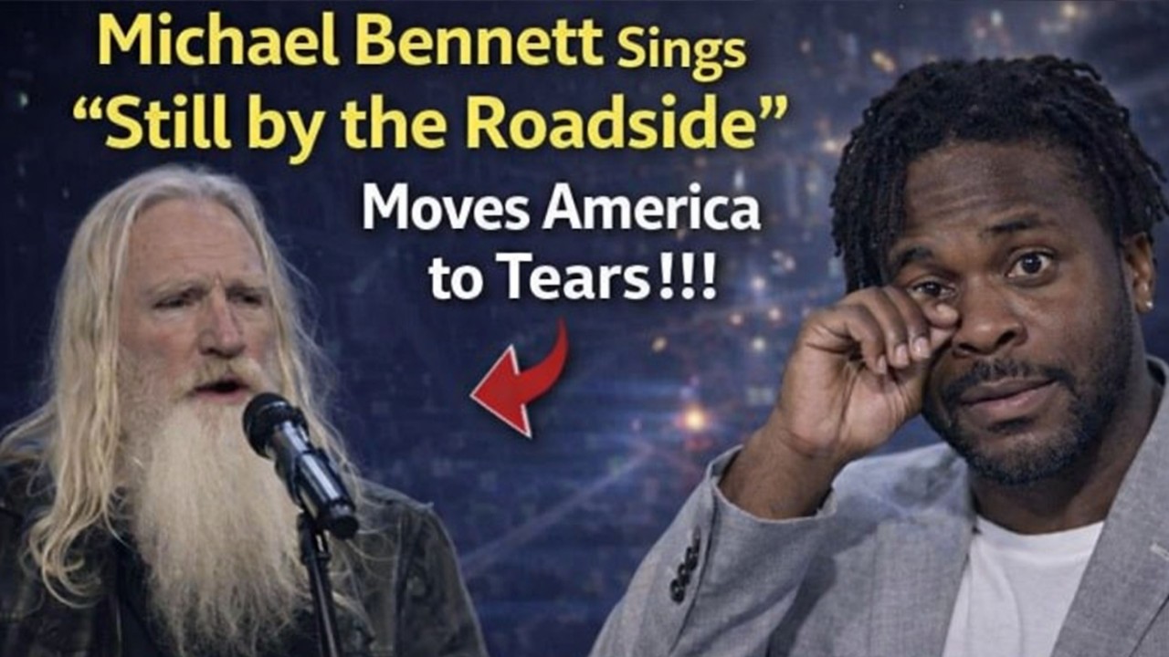 Michael Bennett Sings “Still by the Roadside” | Judges and Audience in ...