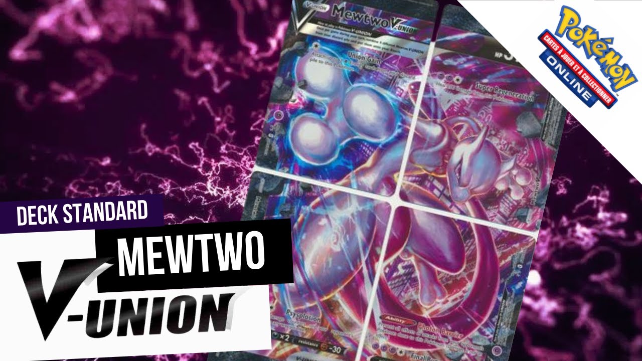 Pokémon TCGO : On essaye la meilleure carte V union avec Mewtwo, avec ...