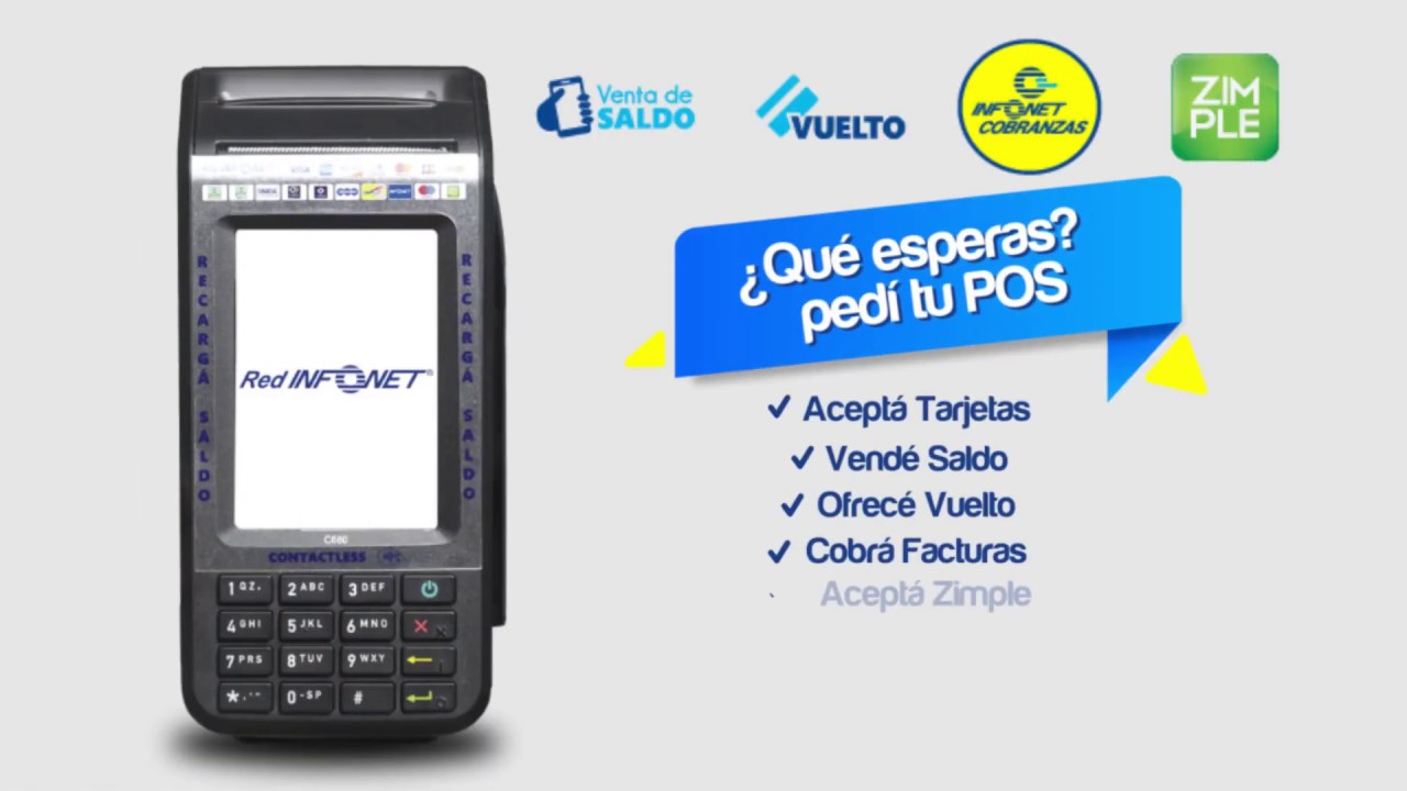 ¿Qué esperas? Pedí YA tu POS de la Red Infonet | POS - YouTube