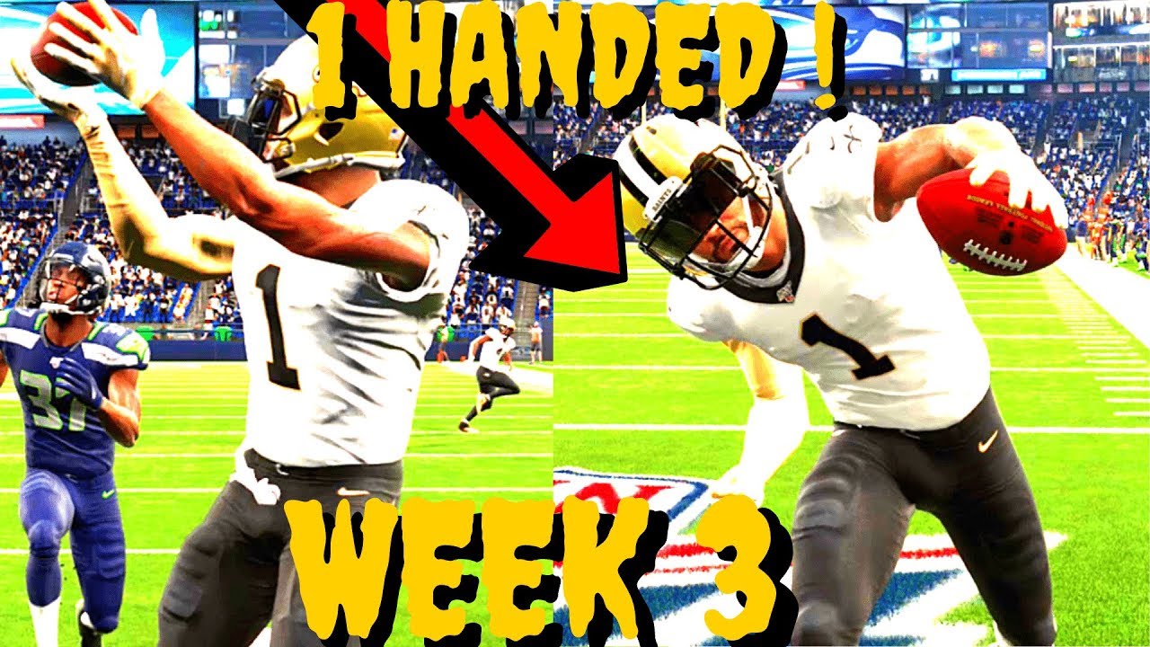 MADDEN 20 CAREER MODE WR Ep 3 - NASTIEST ONE HANDED TD CATCH EVER ...