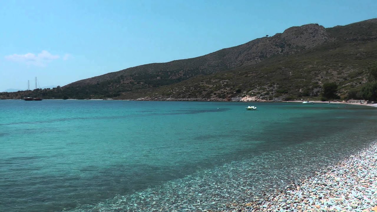 30 Seconds Samos - Klima beach with view across Klima bay to Mertziki ...