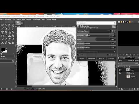 GIMP caricatura - YouTube