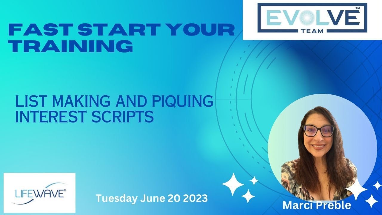 Fast Start Training List Making & Piquing Interest Scripts - YouTube