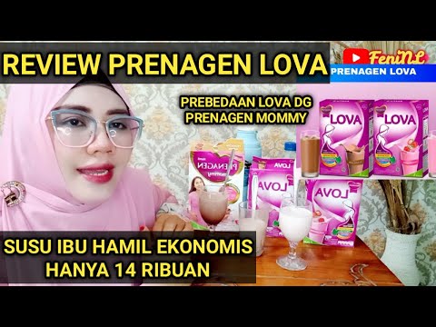REVIEW LOVA PRODUK SUSU IBU HAMIL, REKOMENDASI SUSU IBU HAMIL 14 RIBU SAJA. PRENAGEN MOMMY VS LOVA