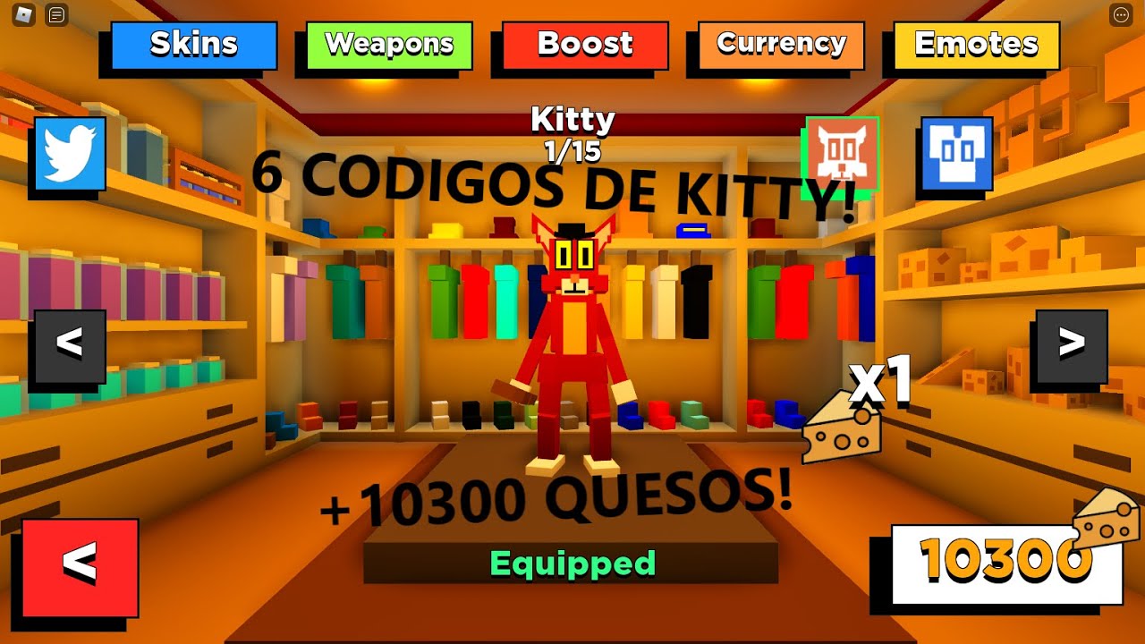 6 CODIGOS DE KITTY PARA MUCHOS QUESOS! - YouTube