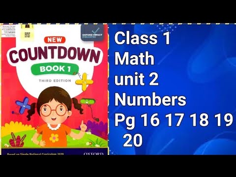 countdown book 2 third edition pg 16 17 18 19 20 unit 2 numbers/class 1 ...