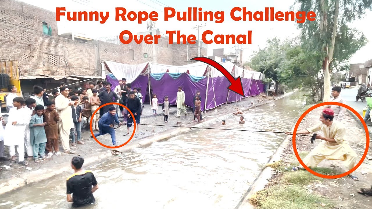 Funny Rope Pulling Challenge - YouTube