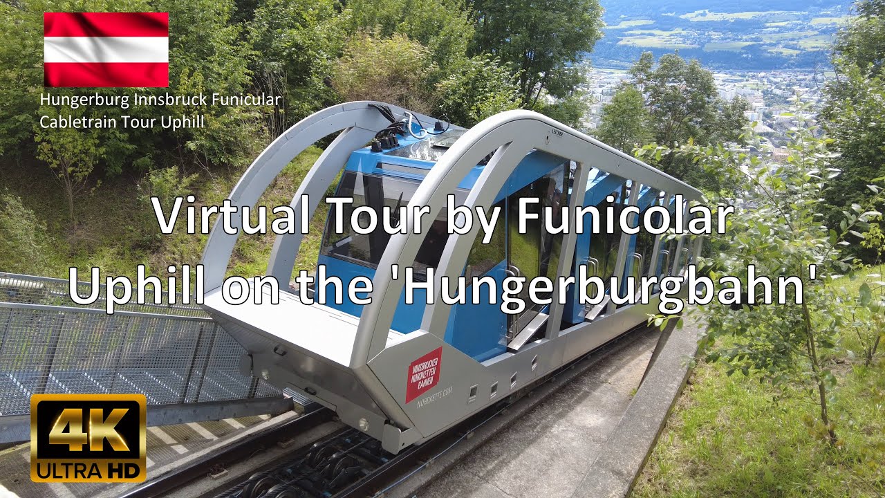 Virtual Tour by Funicolar from Innsbruck to Hungerburg - YouTube