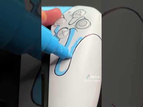 custom ps5 controller #painting - YouTube