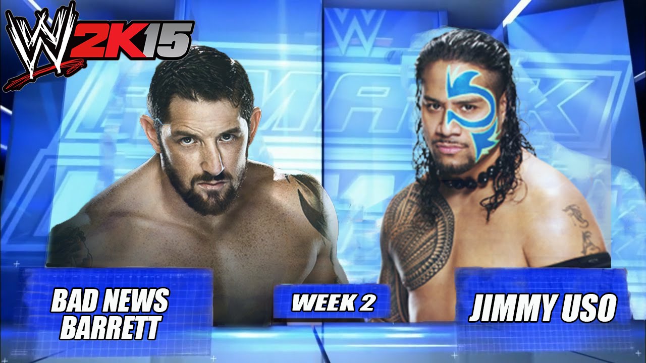 "Falls Count Anywhere" - WWE 2K15 Smackdown Universe Mode Week 2 - YouTube