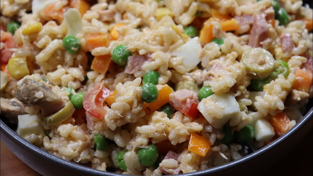 RICE SALAD | SUMMER FOOD | RICE RECIPE - YouTube