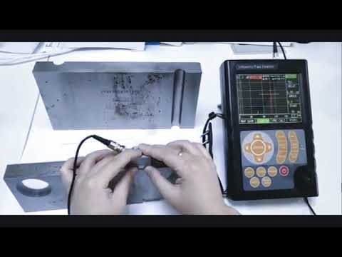 HU910 Ultrasonic flaw detector - YouTube