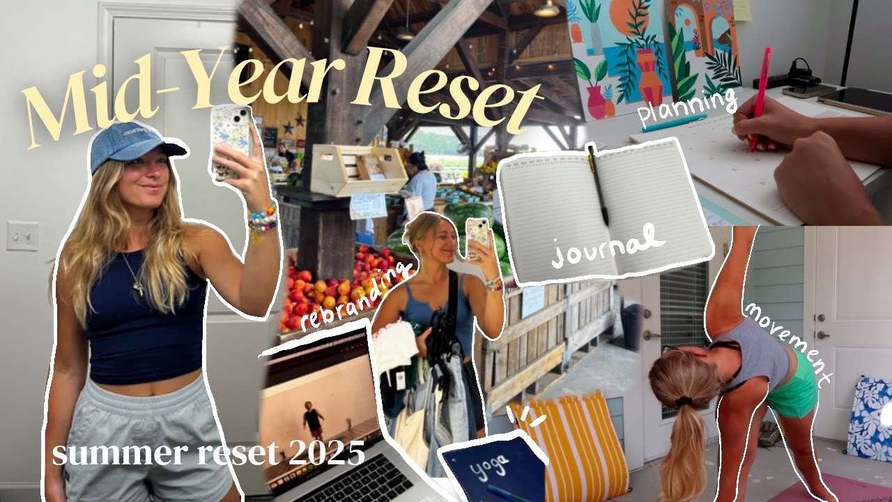 Mid-Year Reset Routine🧘‍♀️| How to Refresh Your Life, Goals & Mindset ...