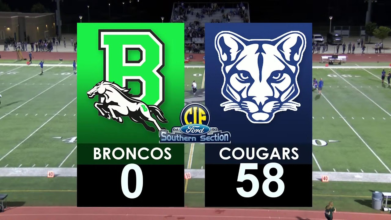 LIVE High School Football - Banning Broncos vs Beaumont Cougars - YouTube