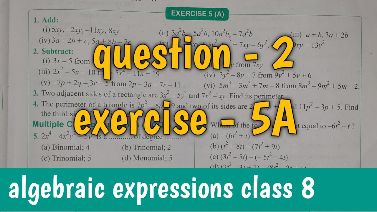Question 2 Exercise 5A Class 8th Maths S Chand Maths composite question-2-exercise-5a-class-8th-maths-s-chand-maths-composite