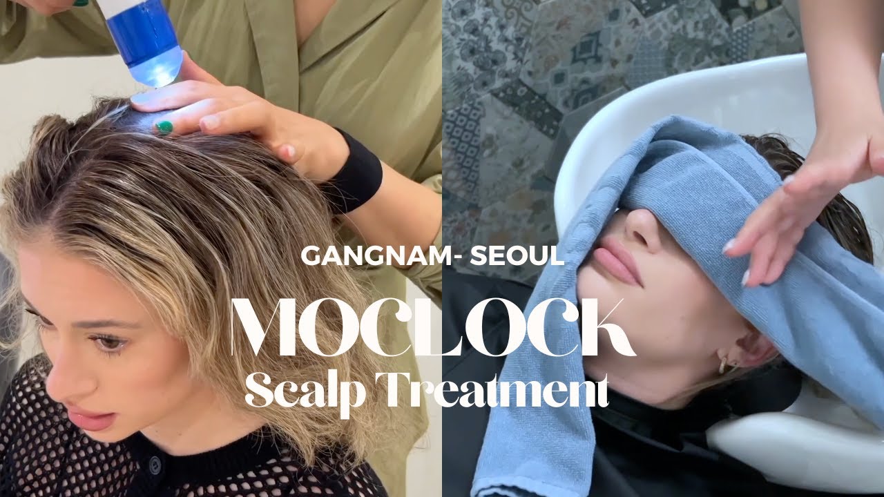 Scalp Treatment in Korea / scalp deep clean / Seoul Moclock Spa - YouTube